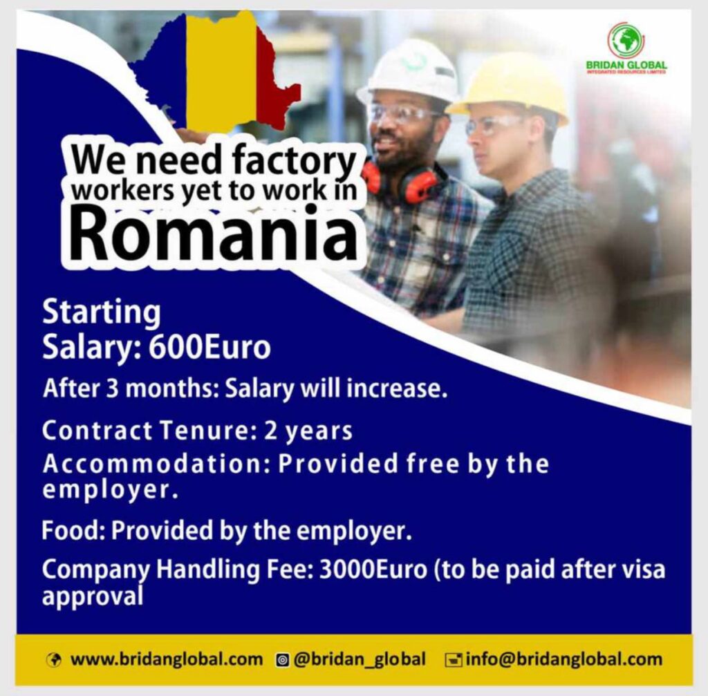 Fully Funded Scholarship in USA and Factory Workers Needed in Romania ...
